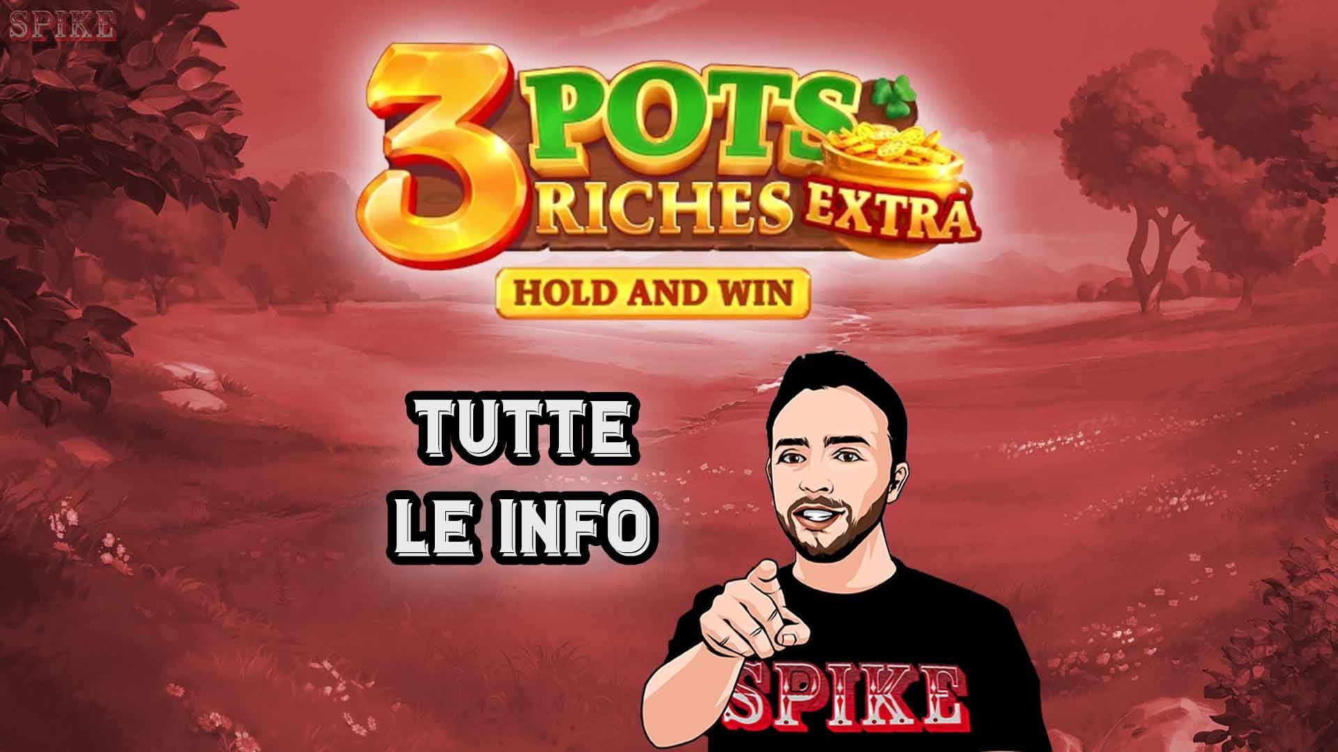 Nuova Slot 3 Pots Riches Extra Hold and Win di Playson