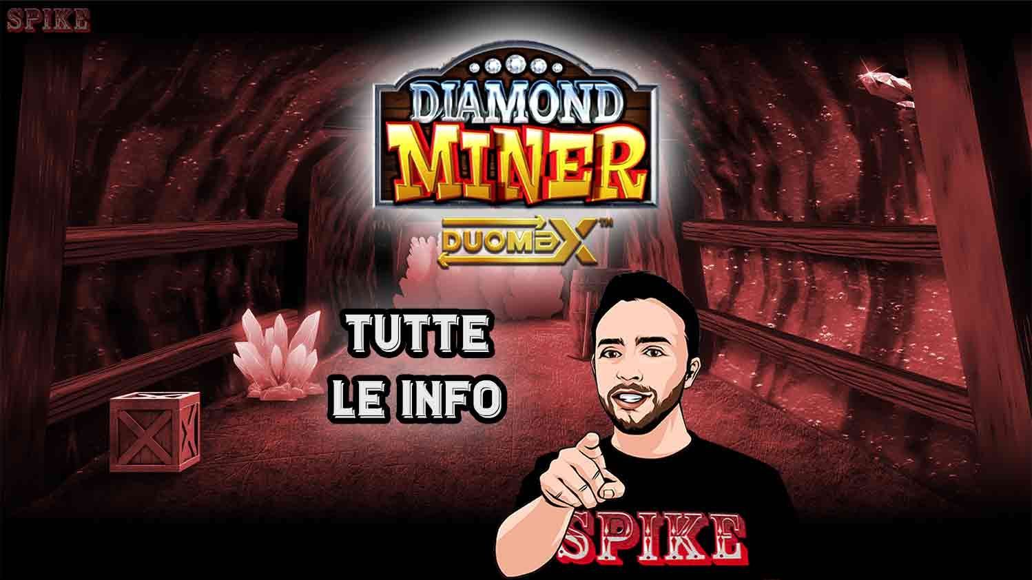 Nuova Slot Machine Diamond Miner DuoMax di Yggdrasil